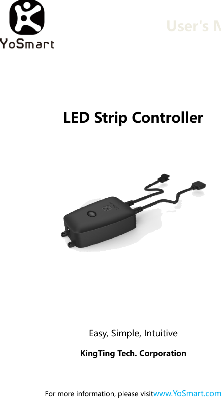 KingTing Tech KT-LC-U01B LED Strip Controller User Manual UserManual