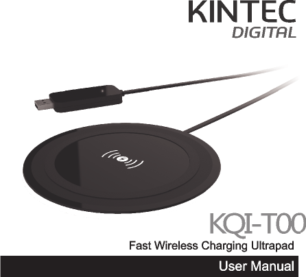 Kintec Digital KQI-T00 Wireless Charger User Manual KQI T00 kintec logo