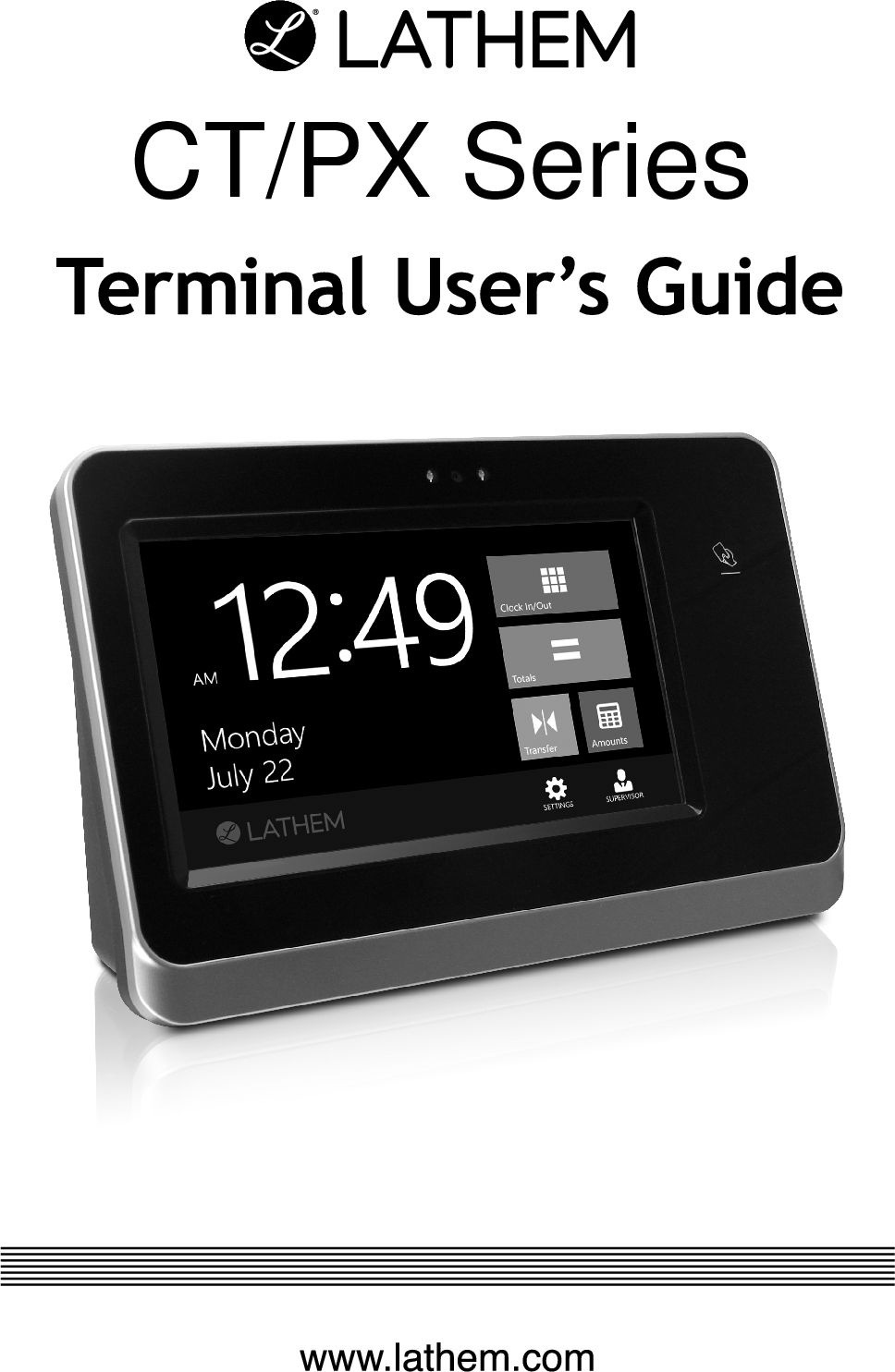 Kizone Information PX3500 Time Recorder User Manual PC600 User s Guide
