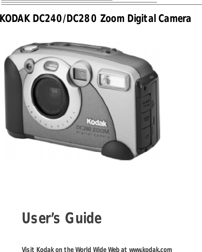 Kodak Dc240 Users Manual