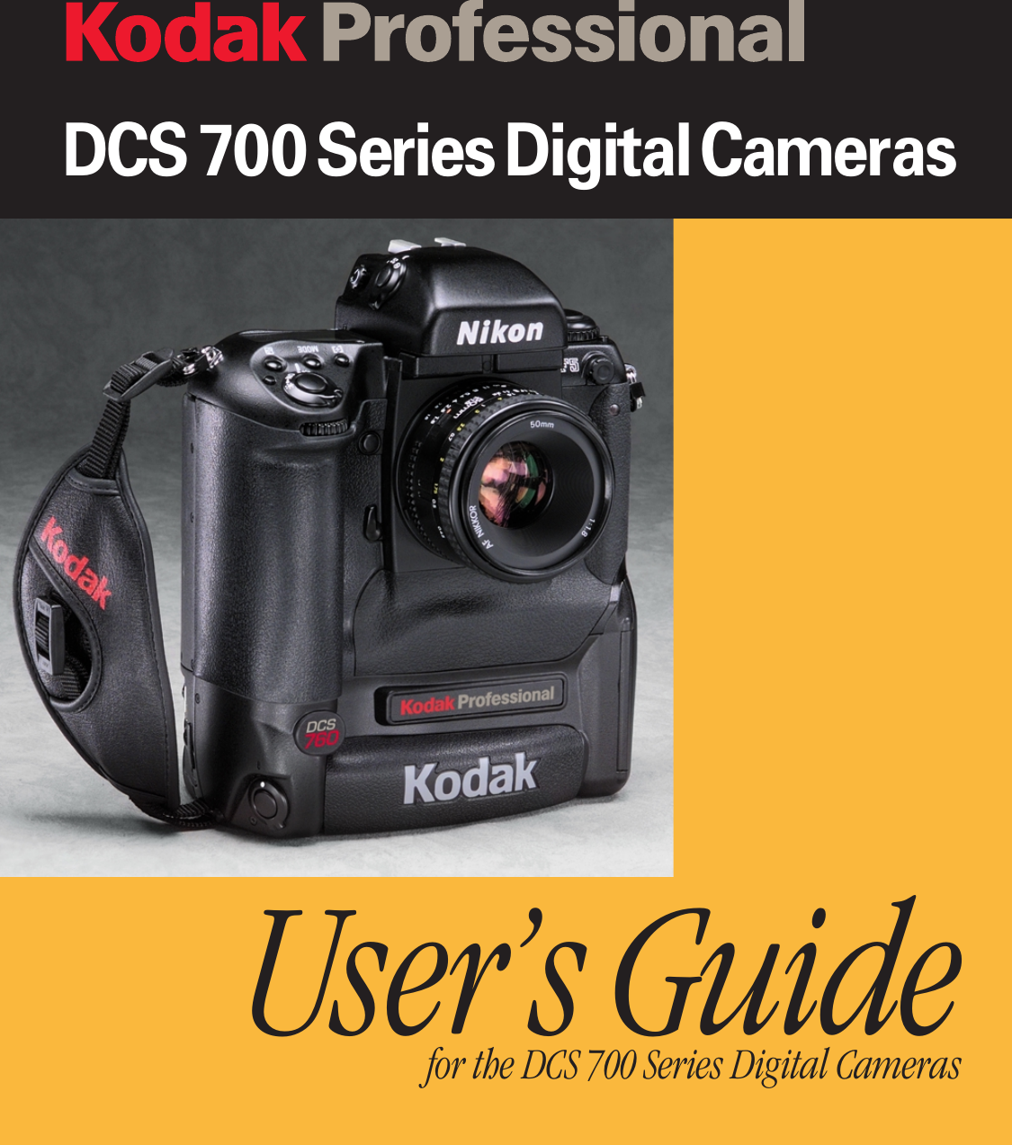 Kodak Dcs 700 Users Manual DCS_700.bk
