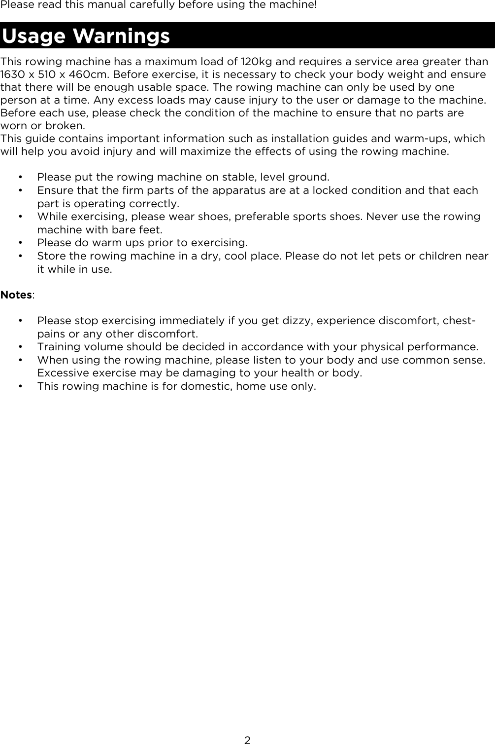 FSFWRWGMCXA Fortis Flywheel Rowing Machine User Manual A
