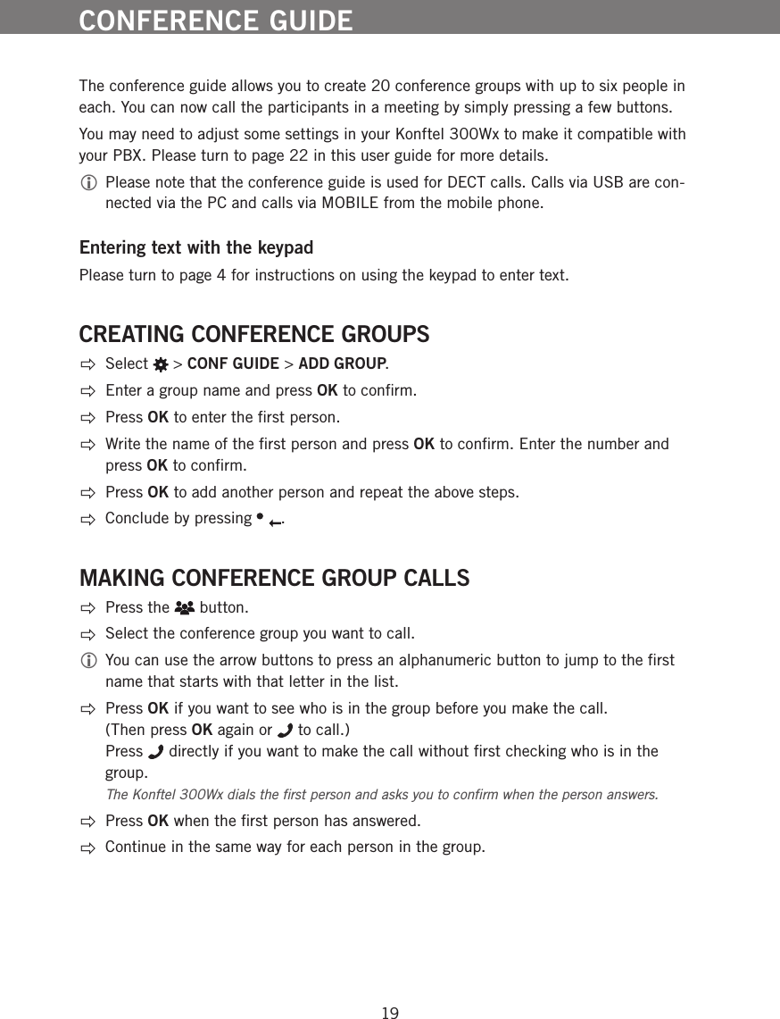 Konftel 300WX Wireless Conference Phone User Manual