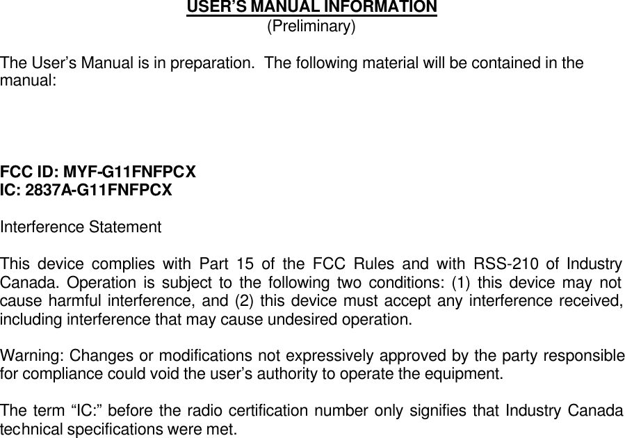 L Com G11FNFPCX Extended Range Wireless LAN User Manual MYF G11FNFPCX l-com-g11fnfpcx-extended-range-wireless-lan-user-manual-myf-g11fnfpcx