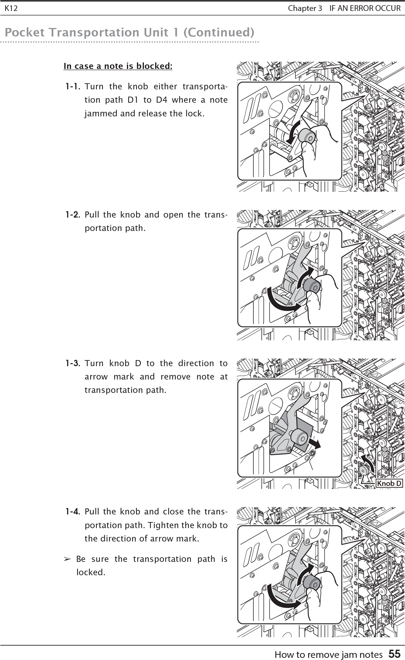 LAUREL PRECISION MACHINES K4K8K12 Note Sorter User Manual
