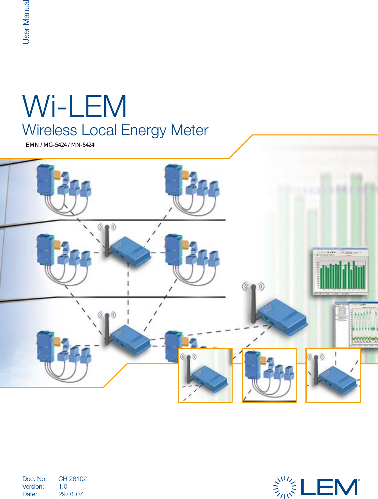 LEM Switzerland EMN-A1-M-24 Energy Meter Node User Manual Manual