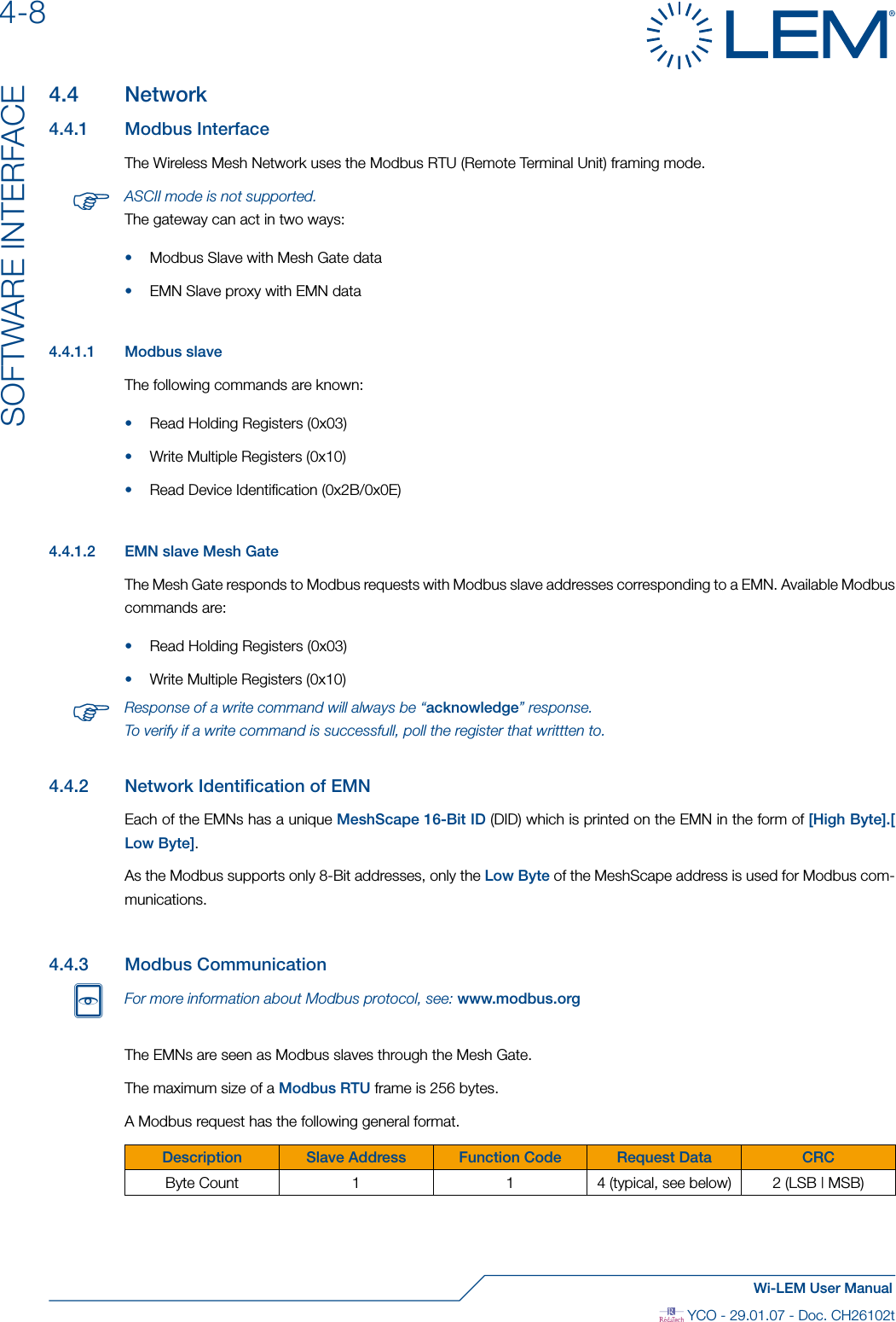 LEM Switzerland EMN-A1-M-24 Energy Meter Node User Manual Manual