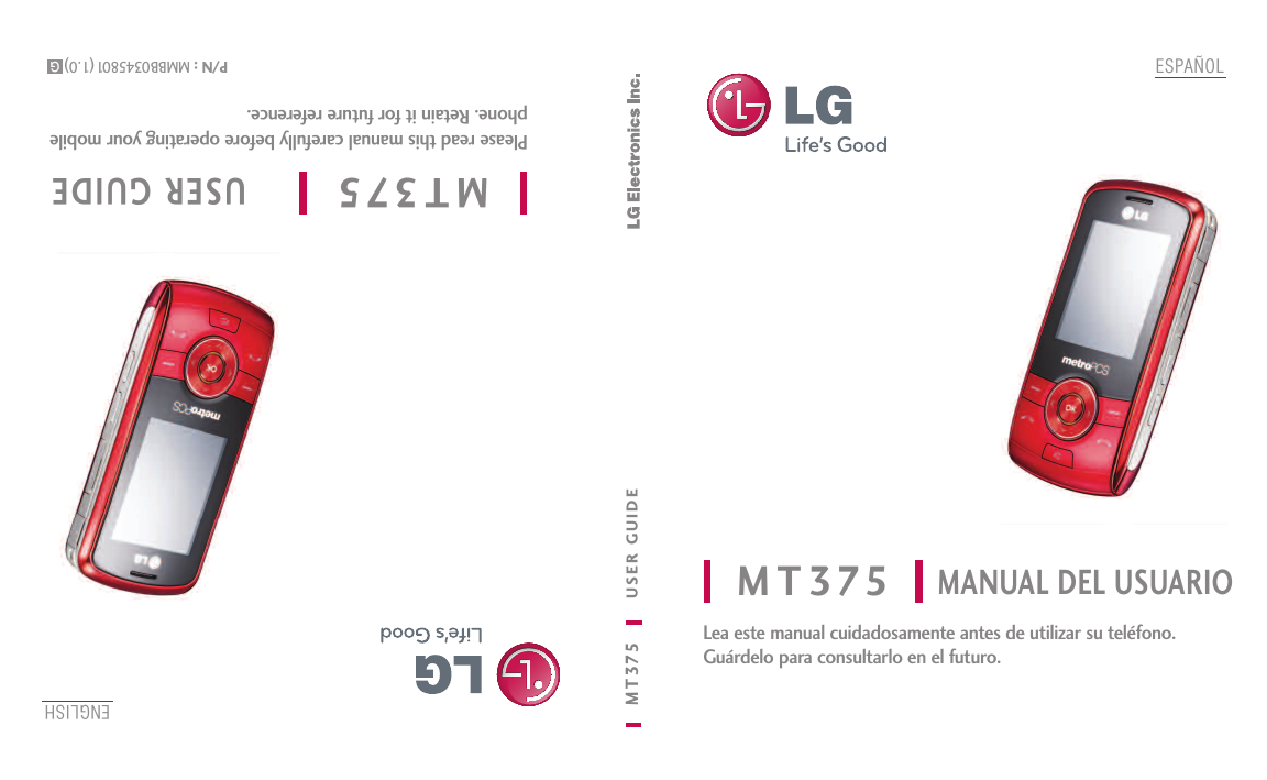 LG MT375 User Manual Owner's UG Spanish