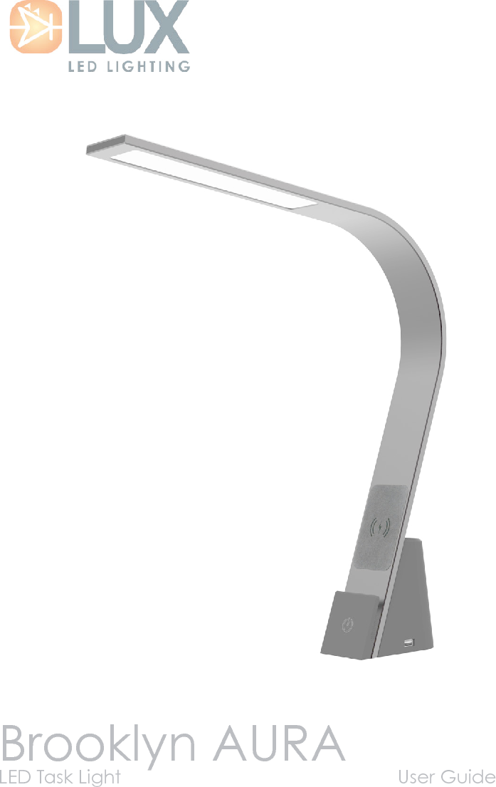 LUX LED Lights LUX-AURA LUX BROOKLYN AURA TASK LIGHT User Manual