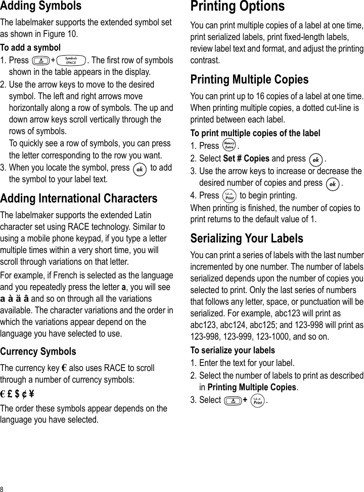 LabelZone Dymo Labelpoint 250 Manual LP250_GB.mif User