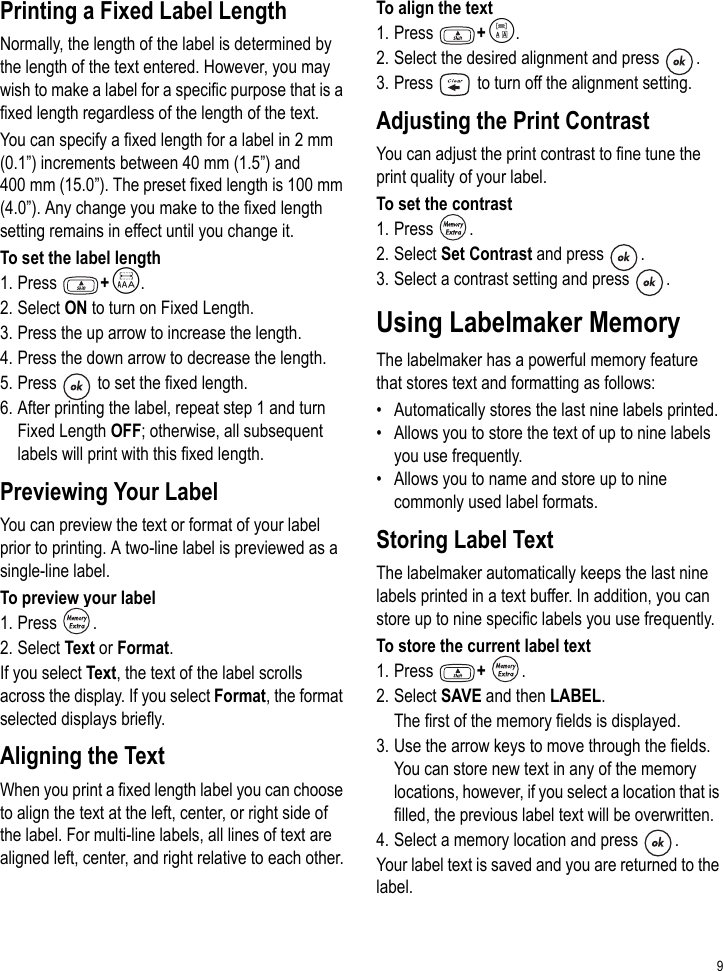 LabelZone Dymo Labelpoint 250 Manual LP250_GB.mif User