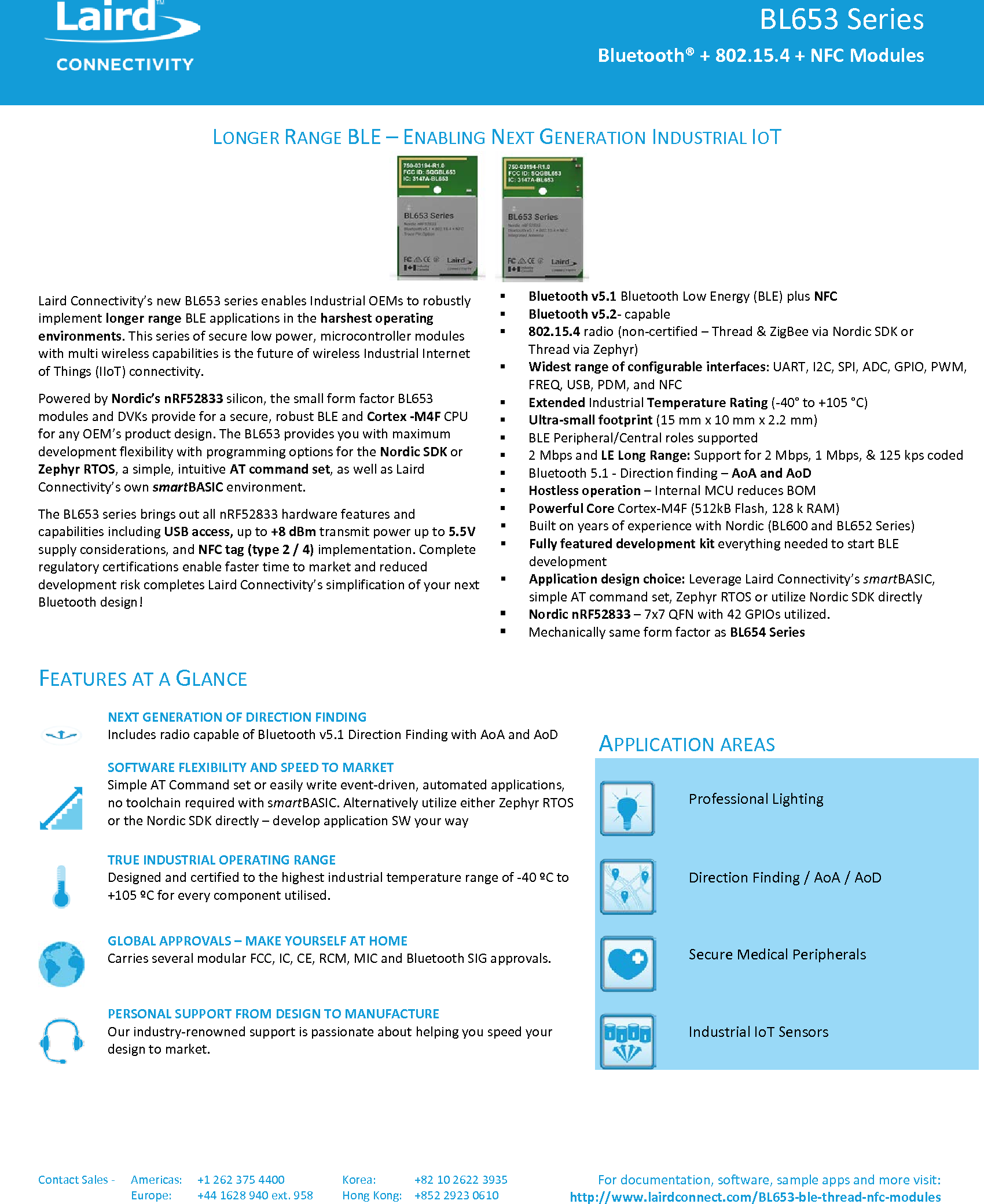 Laird Connectivity BL653 Bluetooth 5.1 Data Module Discussion and FAQ ...