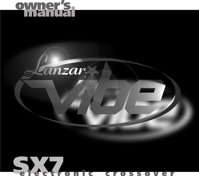 Lanzar Car Audio Sx7 Users Manual