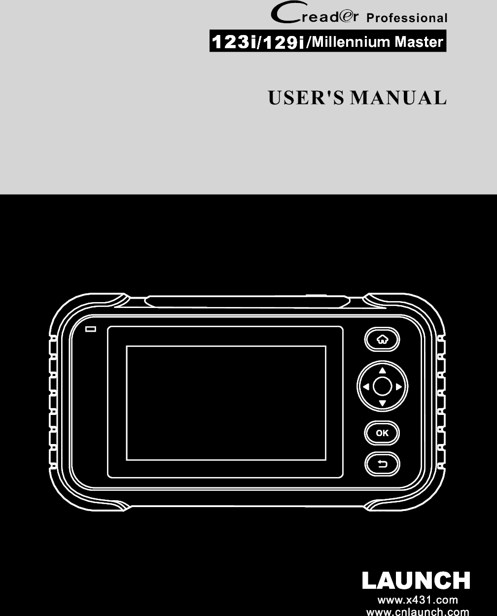 Launch Tech CRP12X Professional Diagnostic Tool User Manual 107013009 Creader Professional 12Xi RoHS