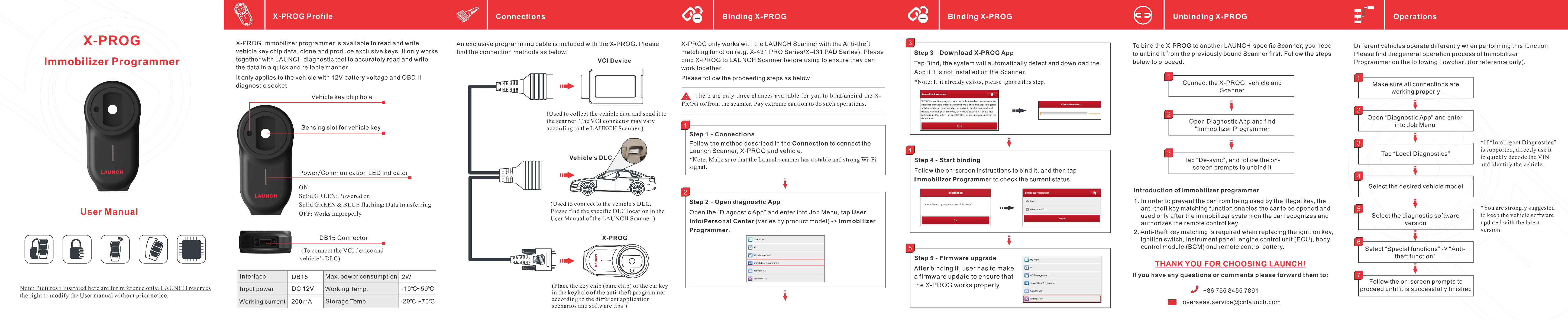 Launch Tech XPROG Immobilizer Programmer User Manual