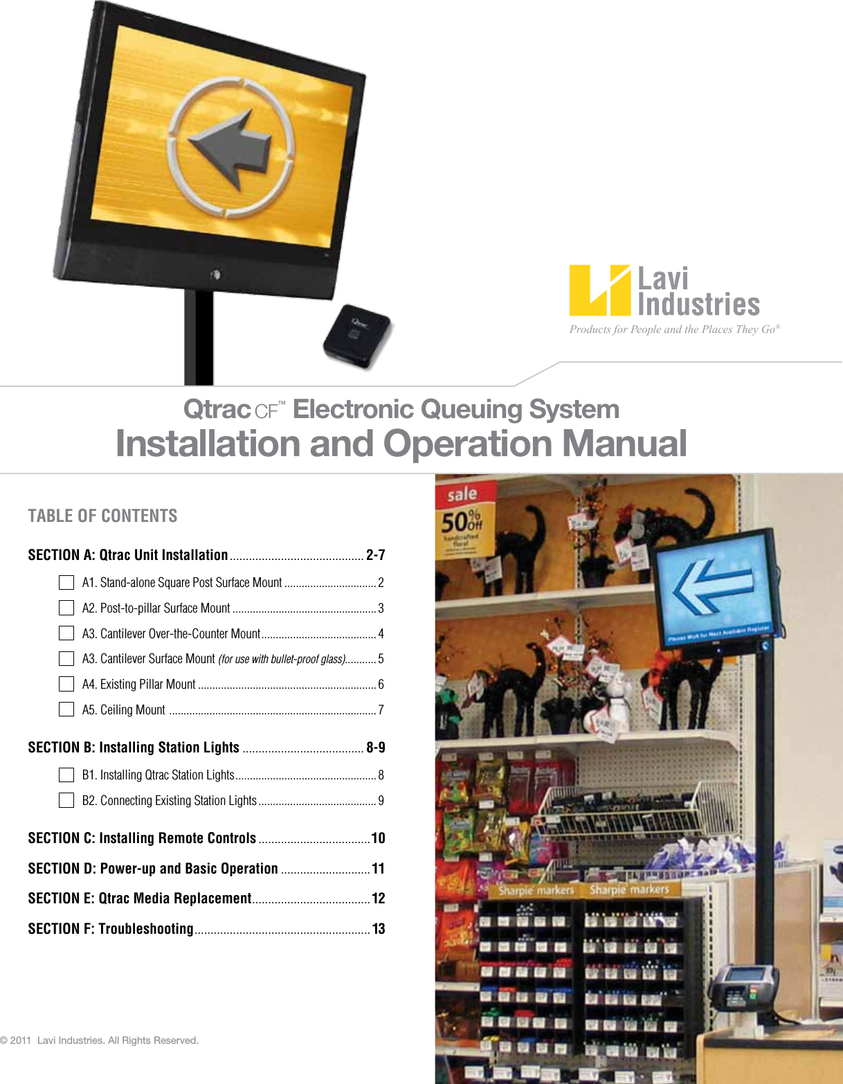 Lavi 95QT QTRAC REMOTE User Manual 1 of 2
