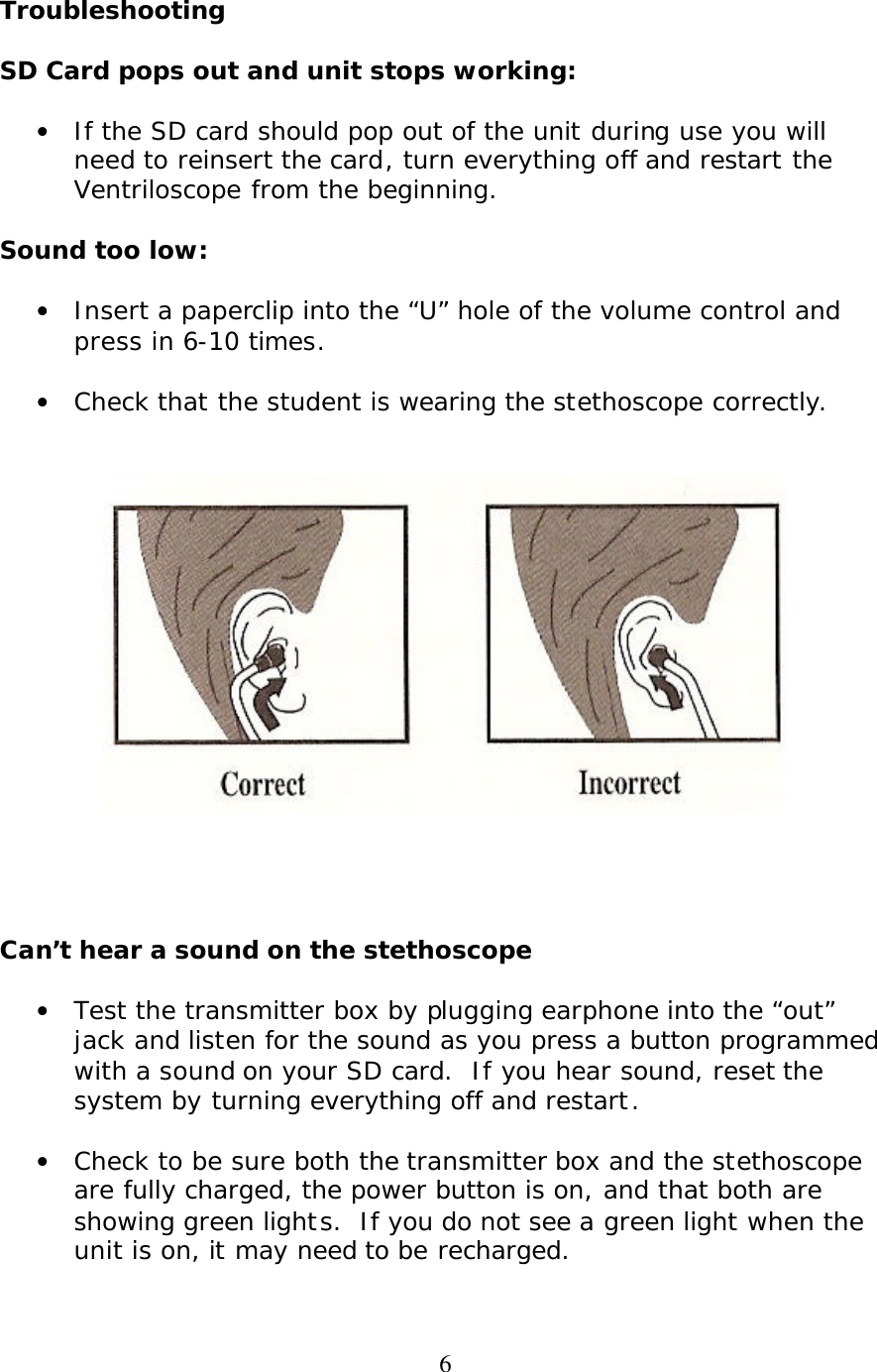 Lecat s Ventriloscope VENT-R Ventriloscope ARX User Manual The ...