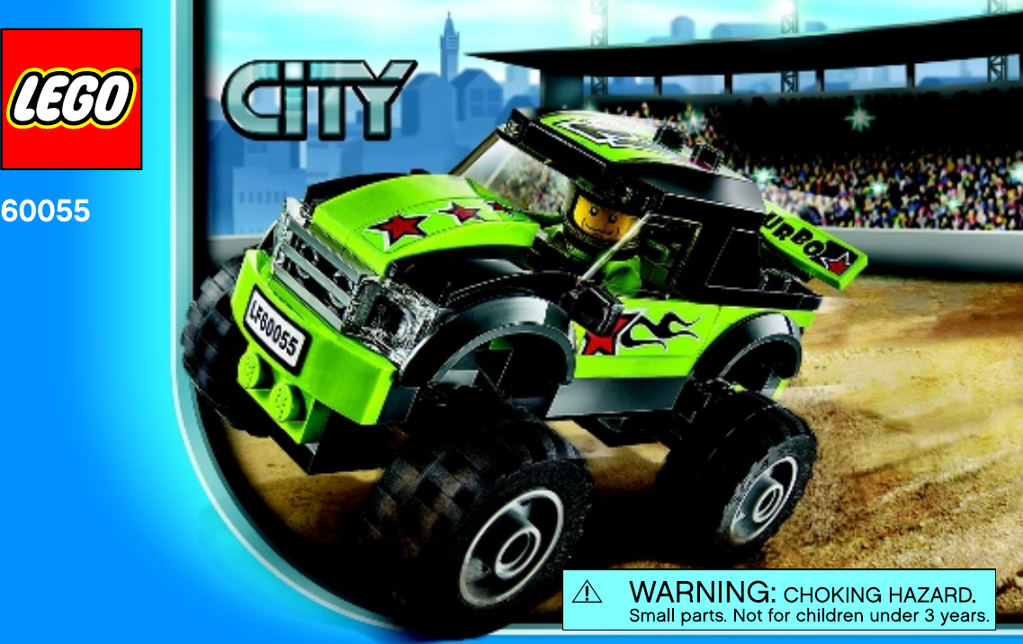 Lego Great Vehicles Monster Truck 60055 Users Manual 60055_BI