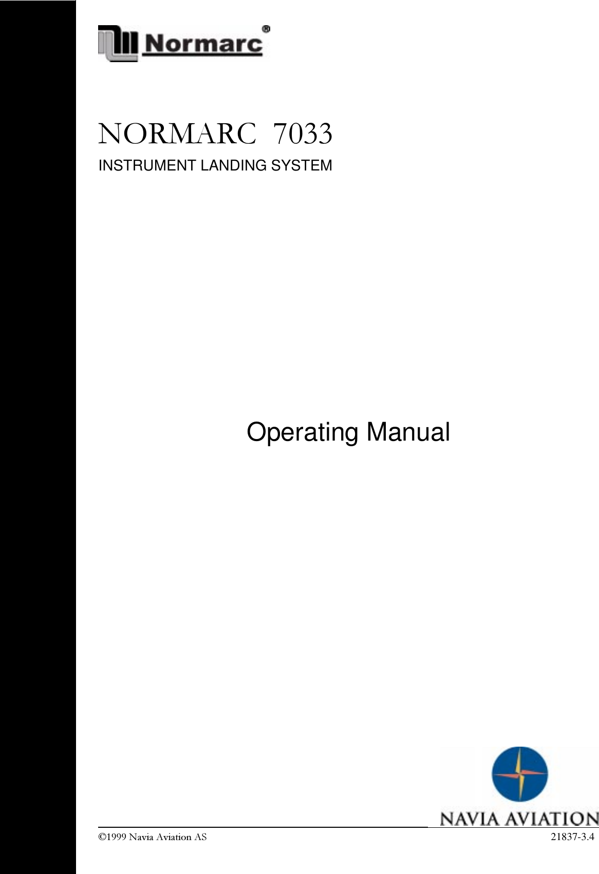 Leidos NORMARC7033 7033 Dual Frequency Glide Path User Manual