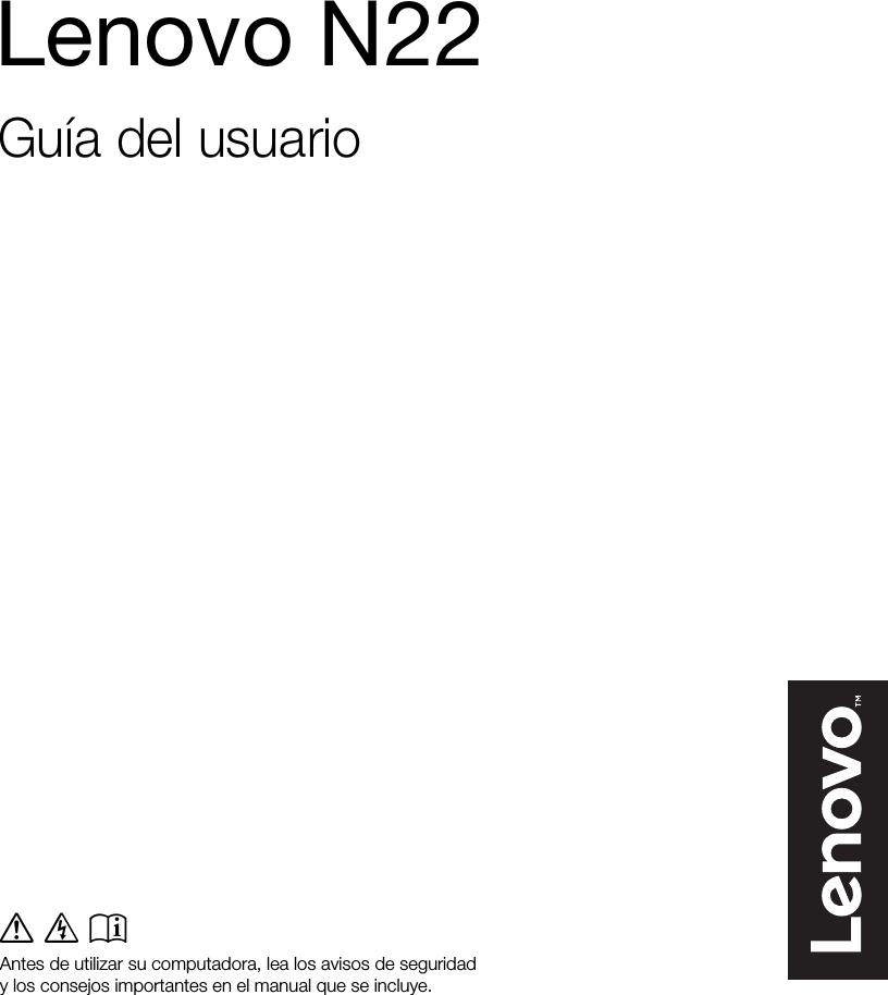 Lenovo N22 Ug Es 201604 UserGuide User Manual (Spanish) Guide Winbook ...