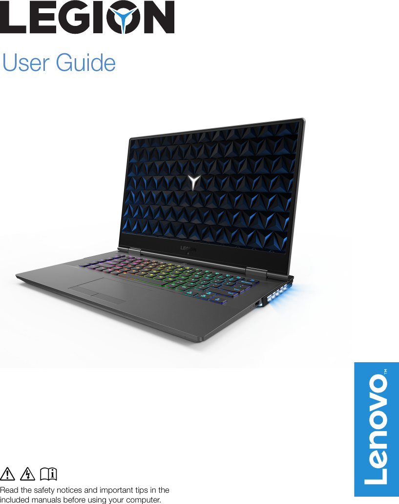 Lenovo User Guide Legion Y730 17ICH Laptop Legiony730 15ich Ug En 201808