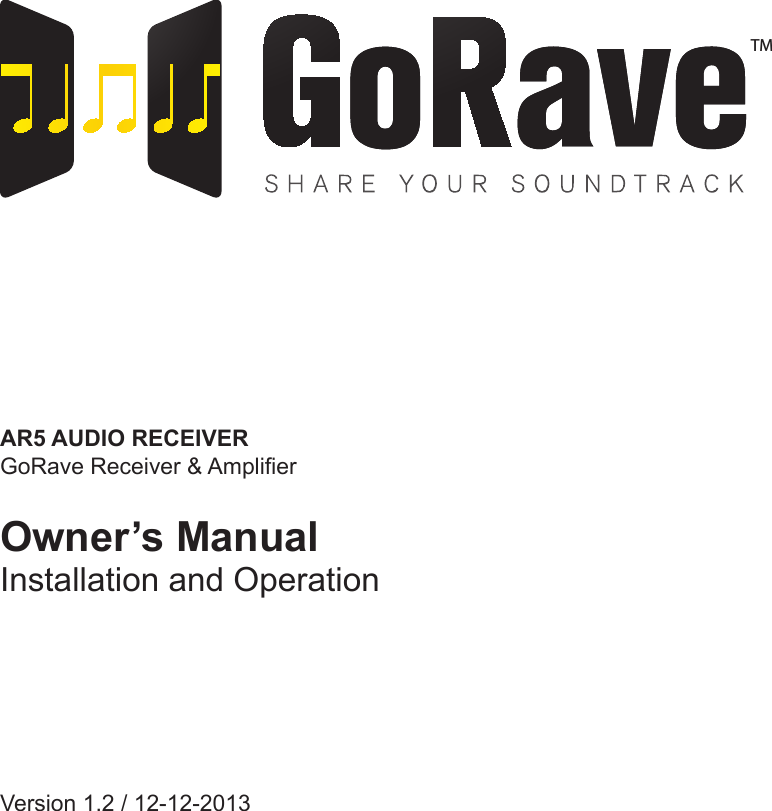 Levven Electronics AR5 Wireless Audio Amplifier with 5 speaker outputs User Manual Installation ...