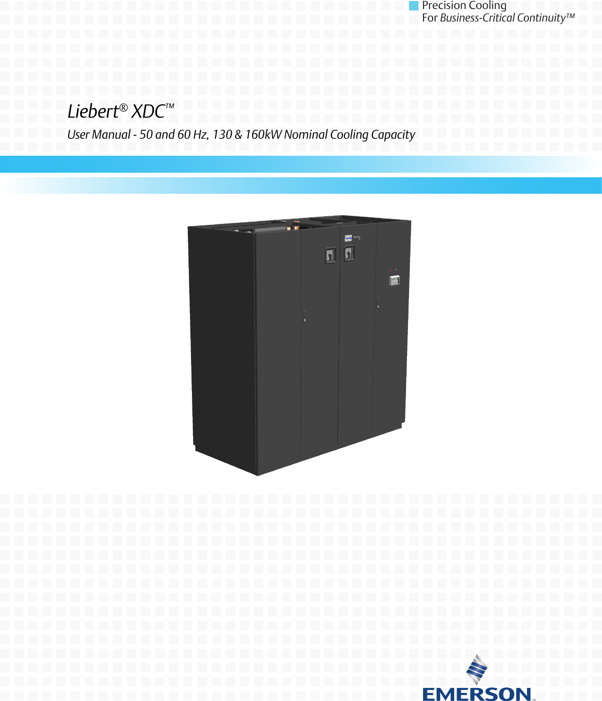 Liebert Extreme Density Chiller Xdc Users Manual 16671