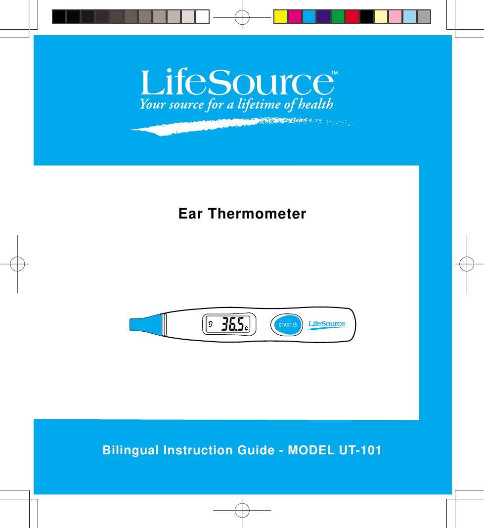 Lifesource Ut 101 Users Manual