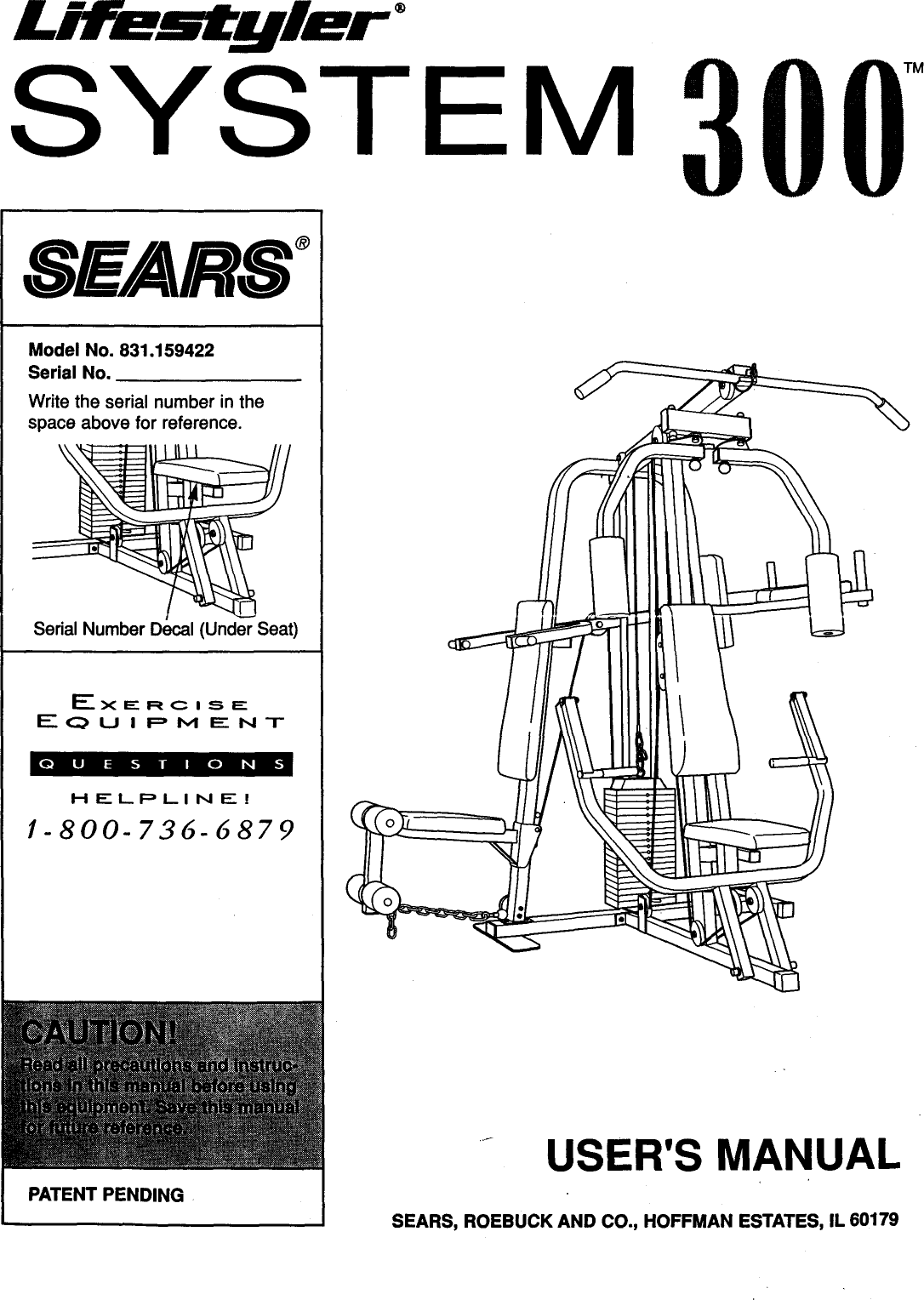 Lifestyler 831159422 User Manual SYSTEM 300 Manuals And Guides L0904590