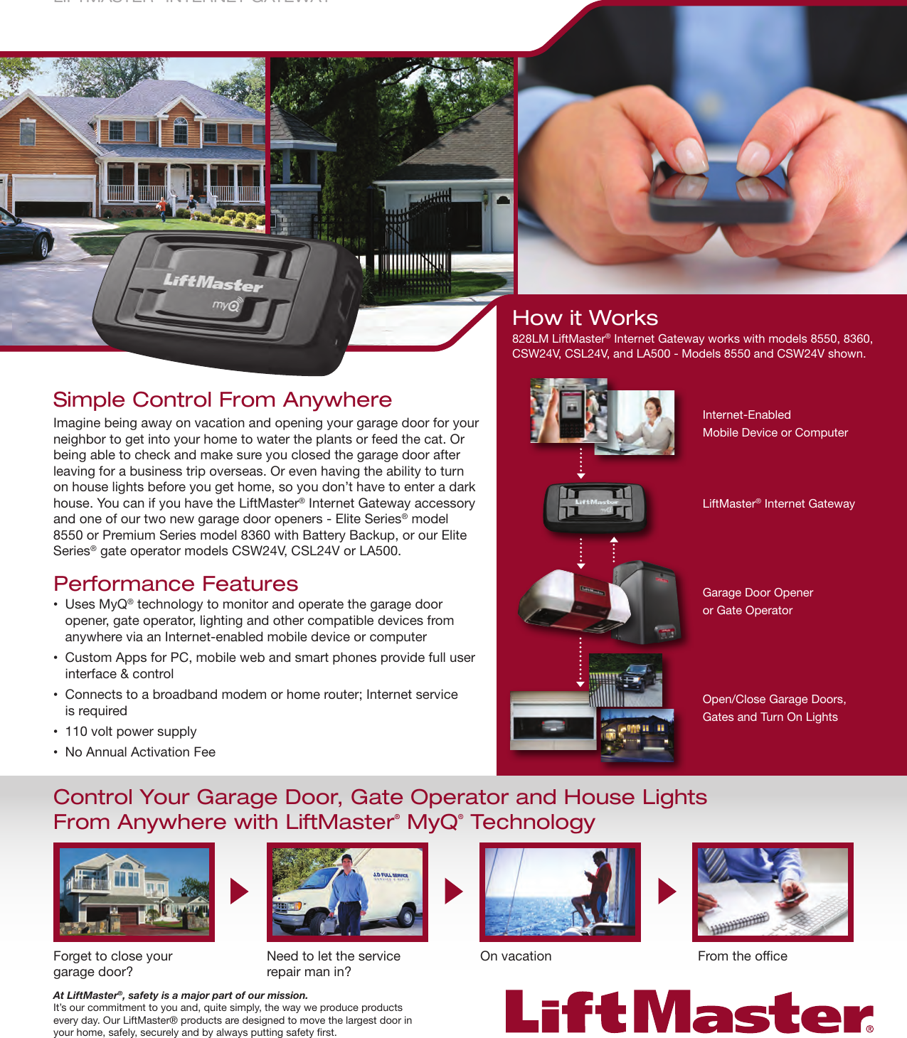 Liftmaster Garage Door Opener 828Lm Users Manual Liftmaster Garage Door Opener 828Lm Users Manual