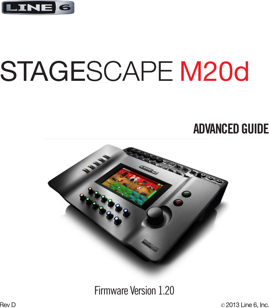 Line 6 Stagescape M20D Owners Manual