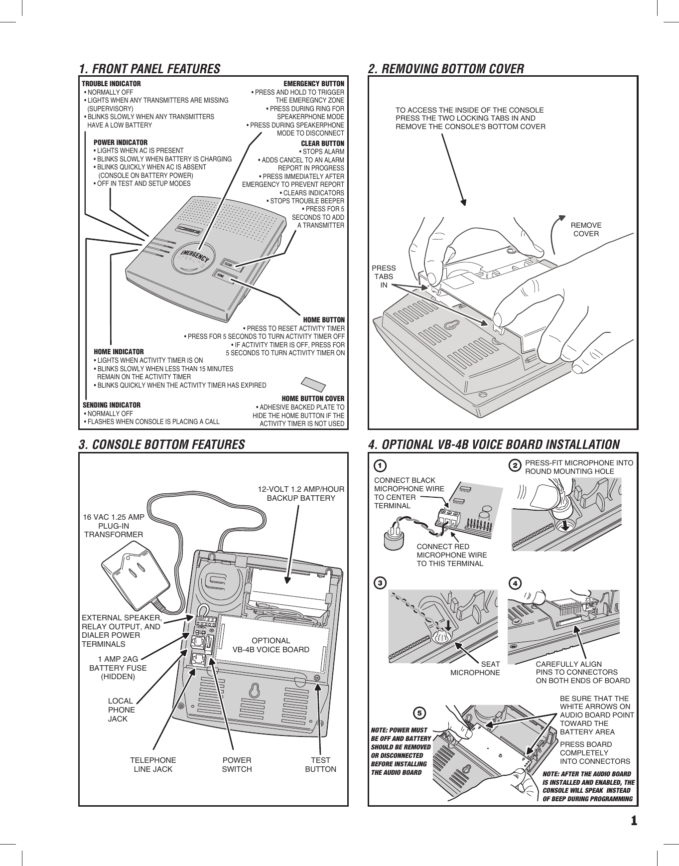 Linear Pers 2400B Users Manual 228279C