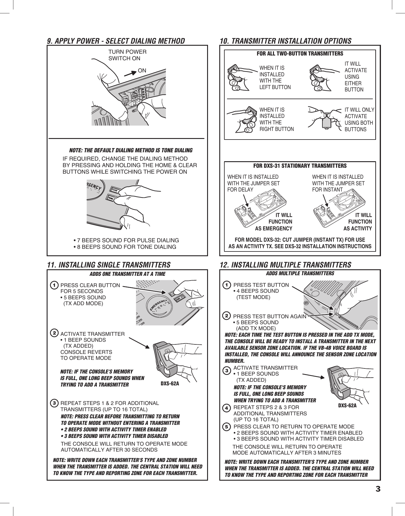 Linear Pers 2400B Users Manual 228279C