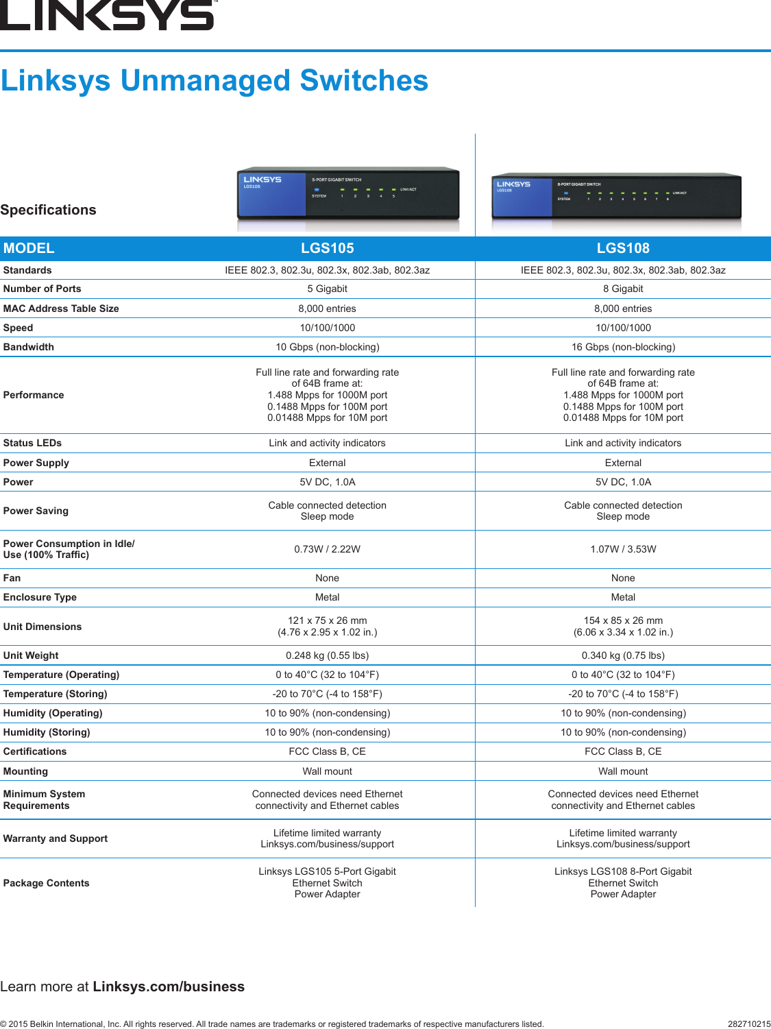 28271_LINKSYS_unmanaged_switches_PROD LGS105 LGS108 English Bak