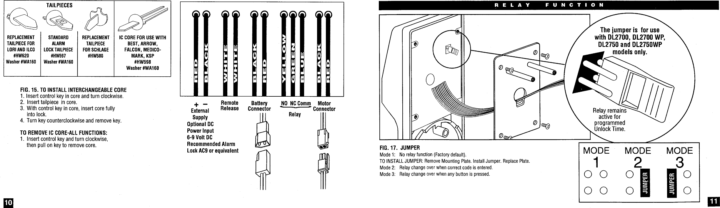 Locks DL SERIES_WI949D_INST Installation Instructions Inst dl3000