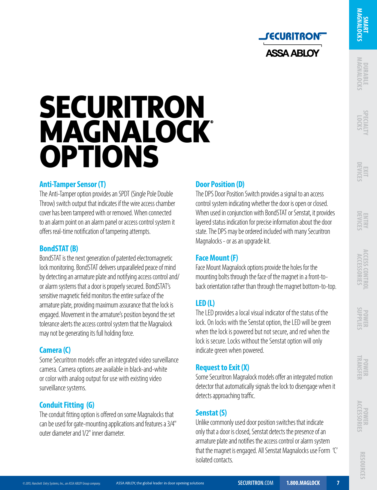 Locks Magnalock Selection Guide Sn