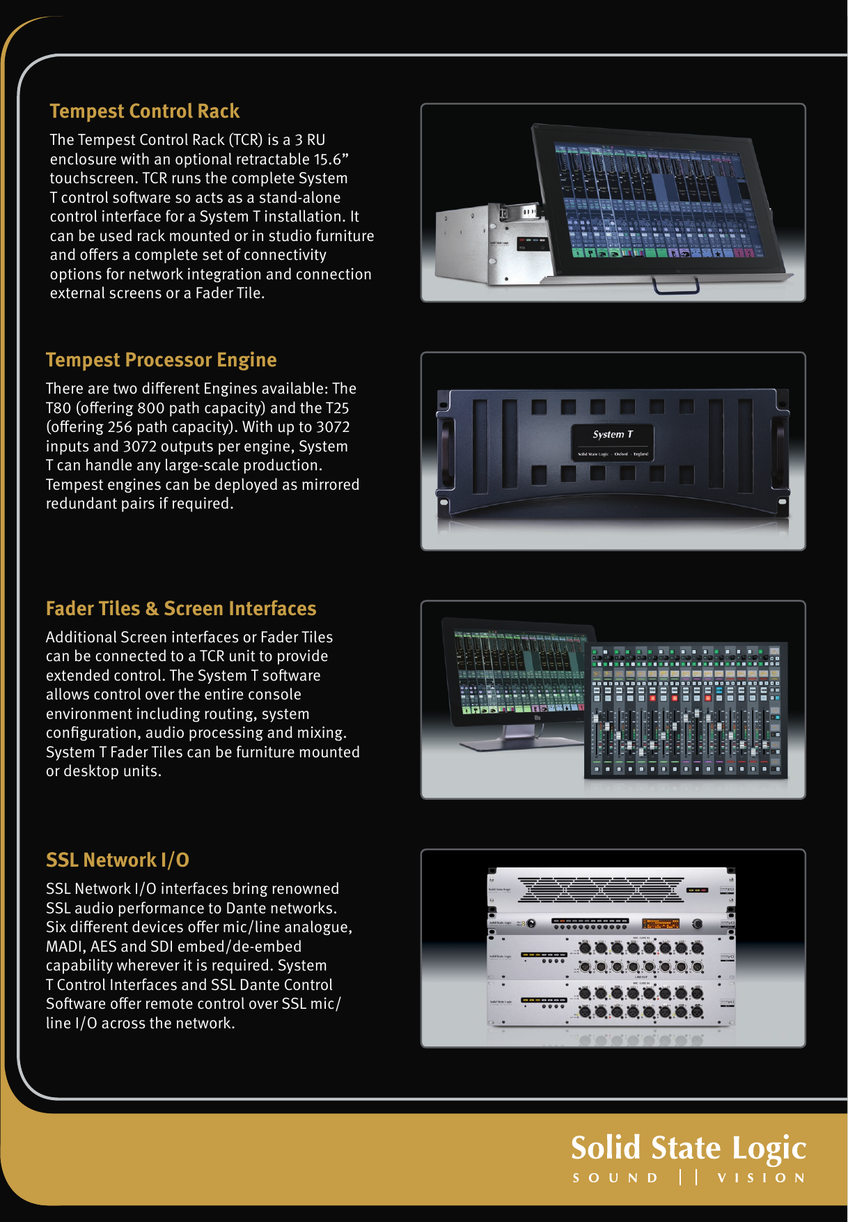 Logic Ssl System T Remote Production Flypack User Manual
