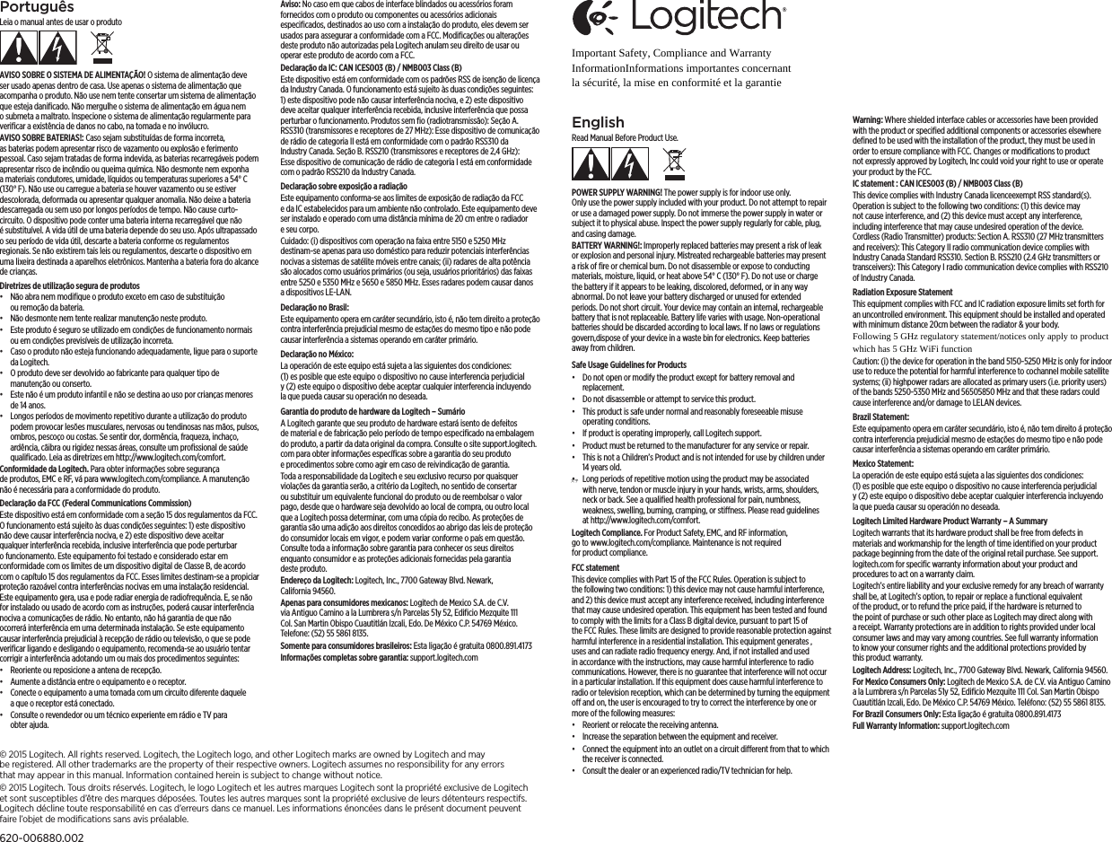 Logitech Far East NR0010 Remote Controller User Manual Statements logitech-far-east-nr0010-remote-controller-user-manual-statements