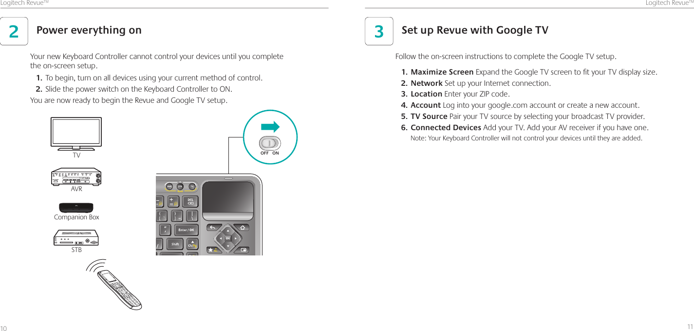 Logitech D R0001 Y R0014 Quick Start Guide