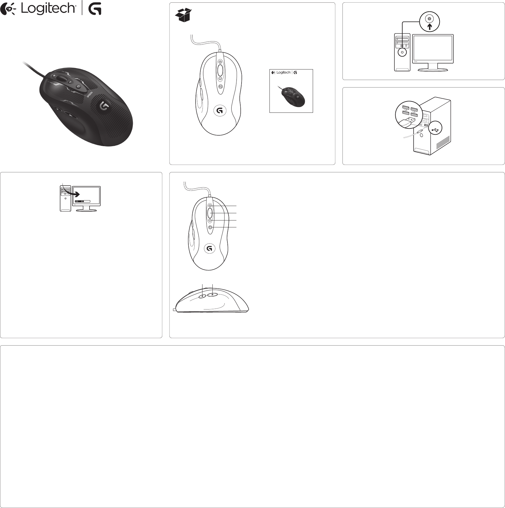 Logitech G400S Users Manual