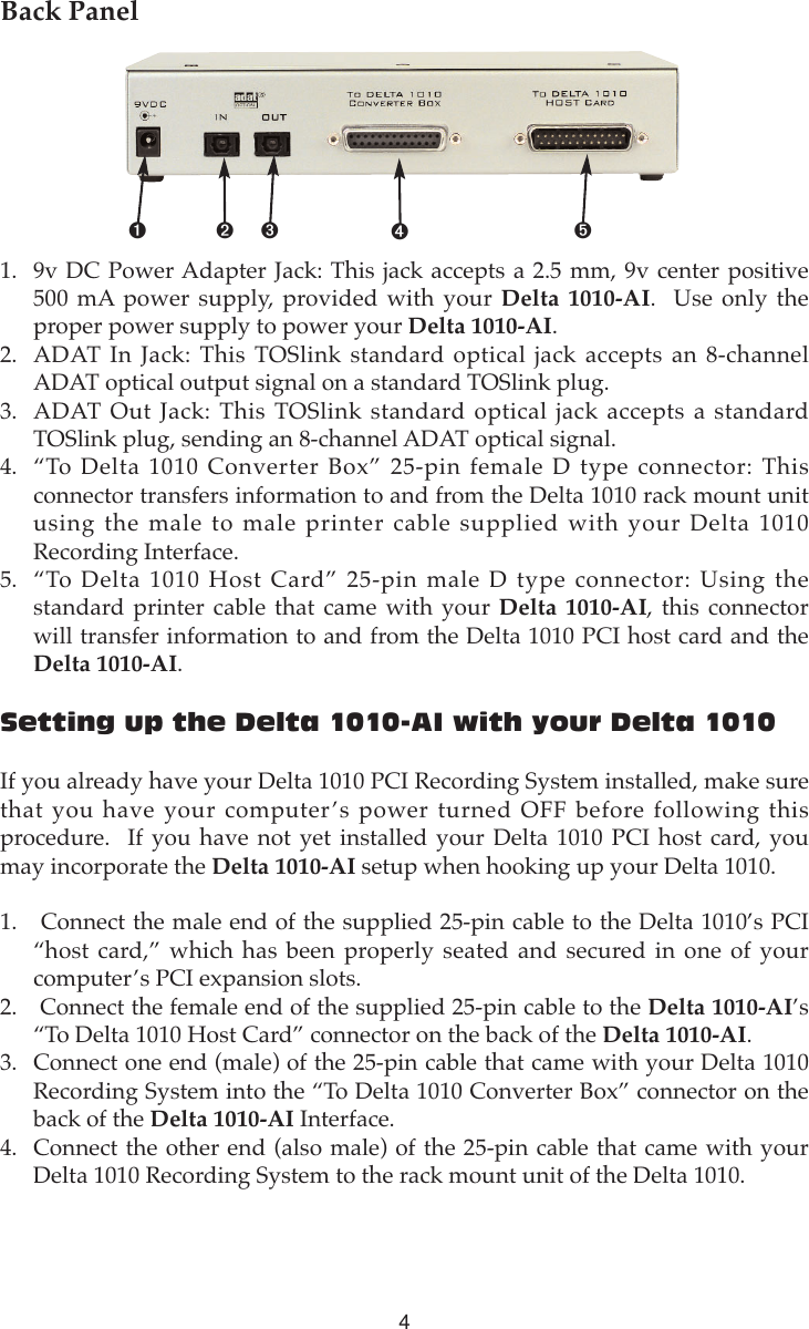 M Audio Delta 1010 Ai Users Manual AI_rev3_forPDF