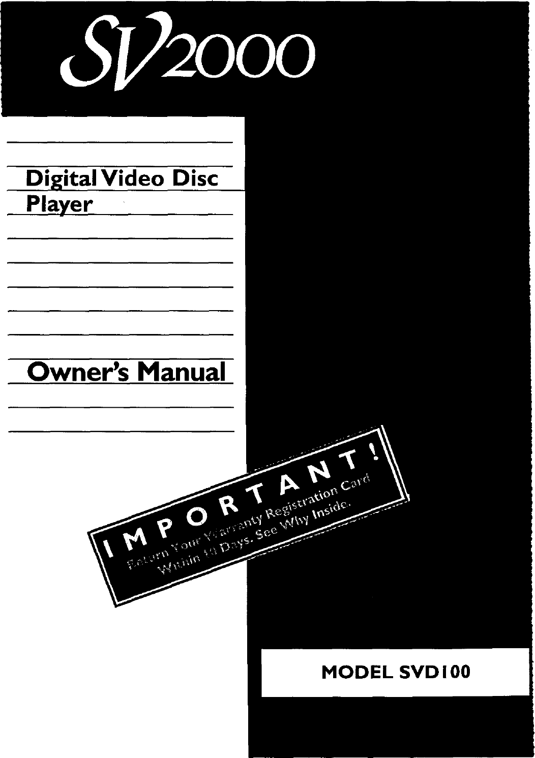 MAGNAVOX DVD Systems Manual L0011150