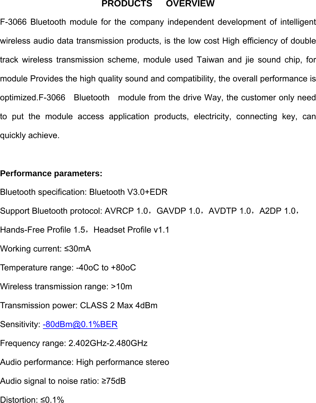 MATRIX COMSEC PVT VP310 SPARSH VP User Manual products specification