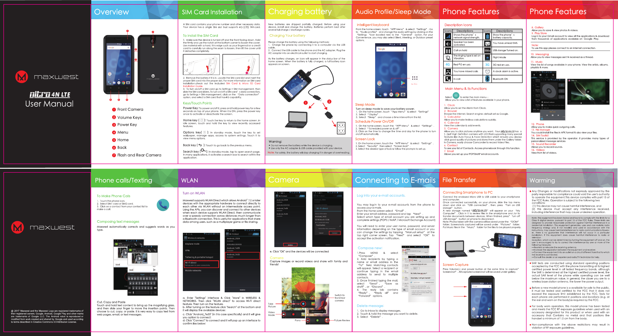 MAXWEST NITRO4NLTE Mobile Phone User Manual