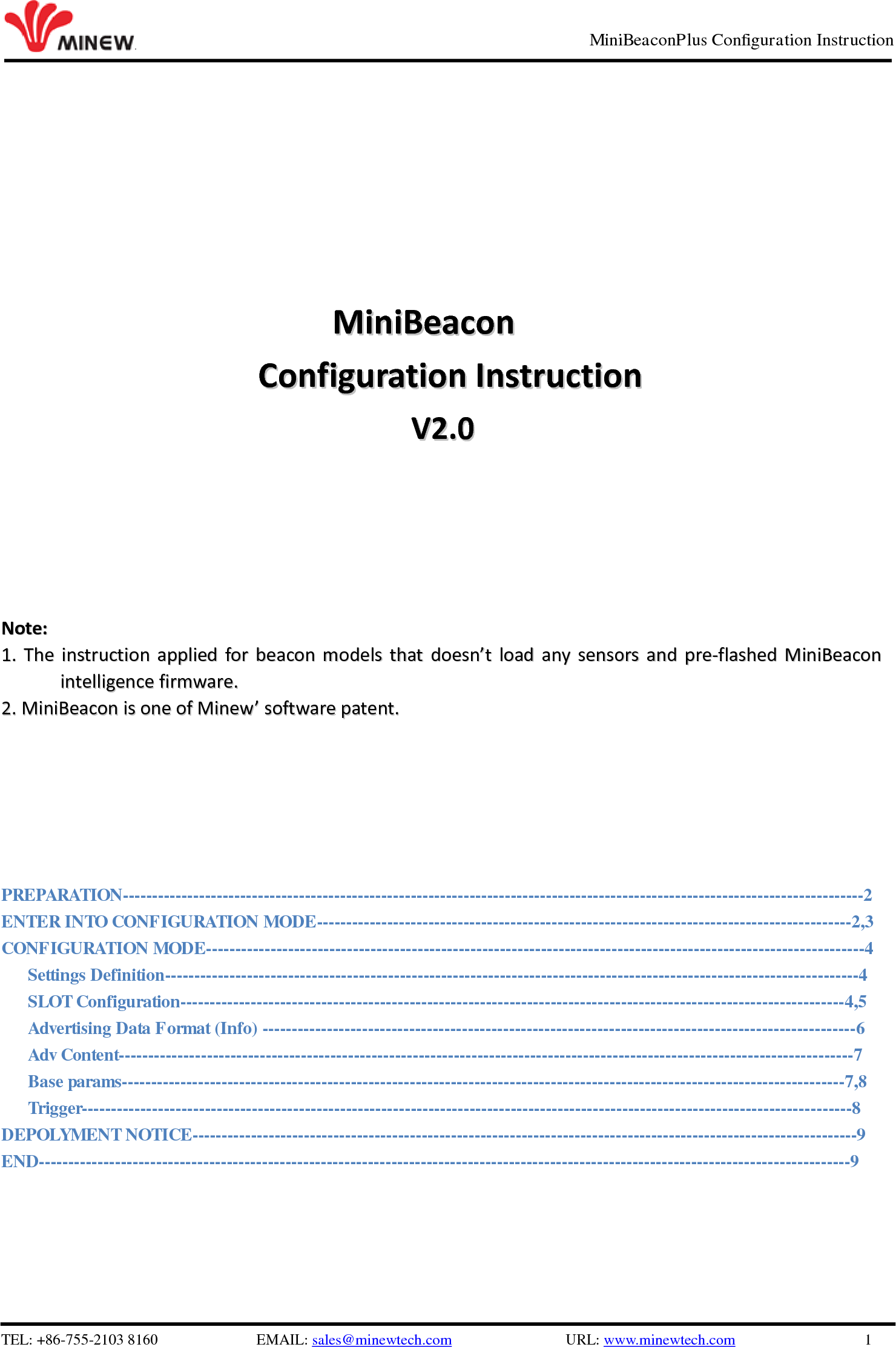 Minew Technologies C10 Digital Broadcating Device(iBeacon and Eddystone ...