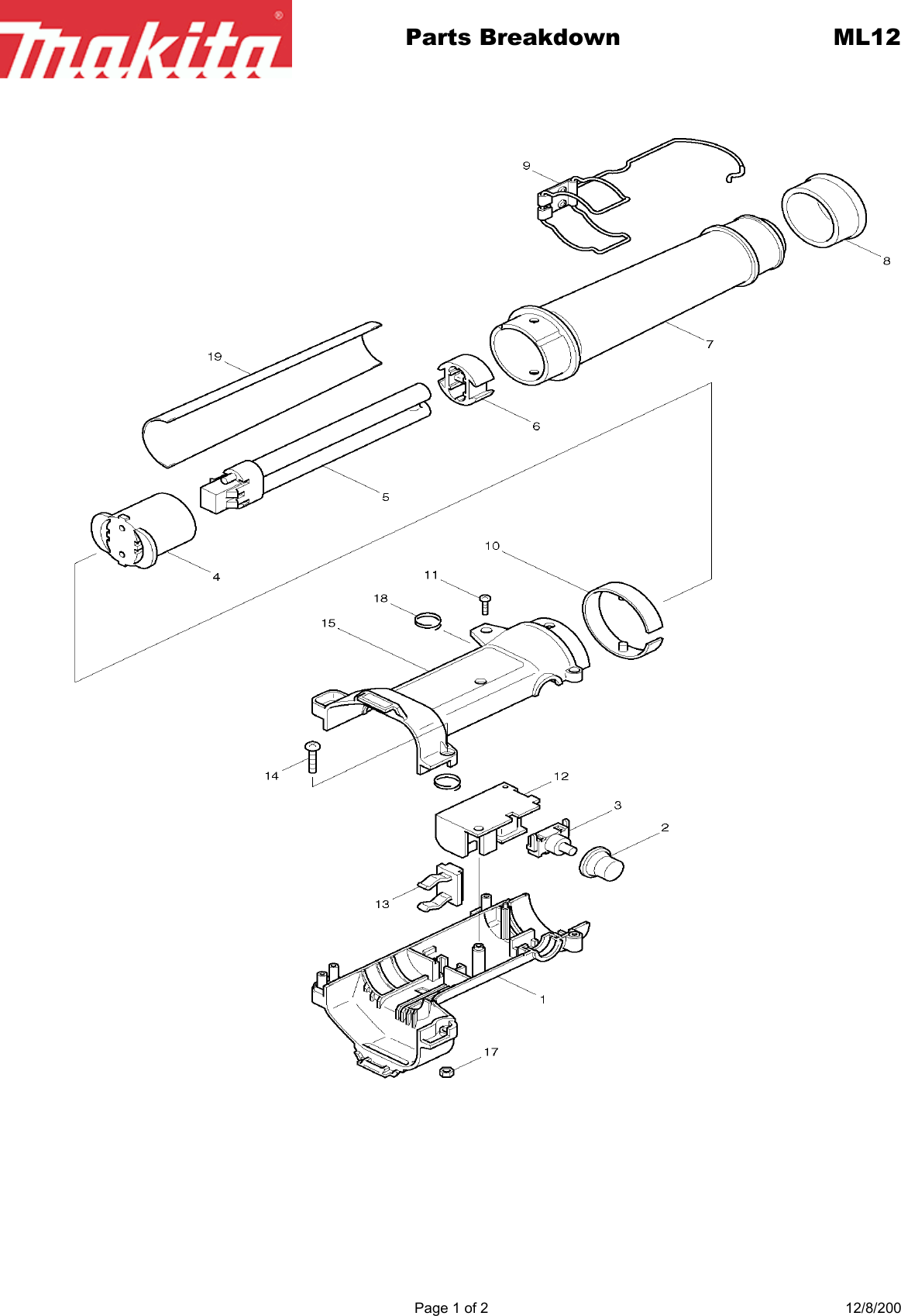 Makita Ml12 Users Manual