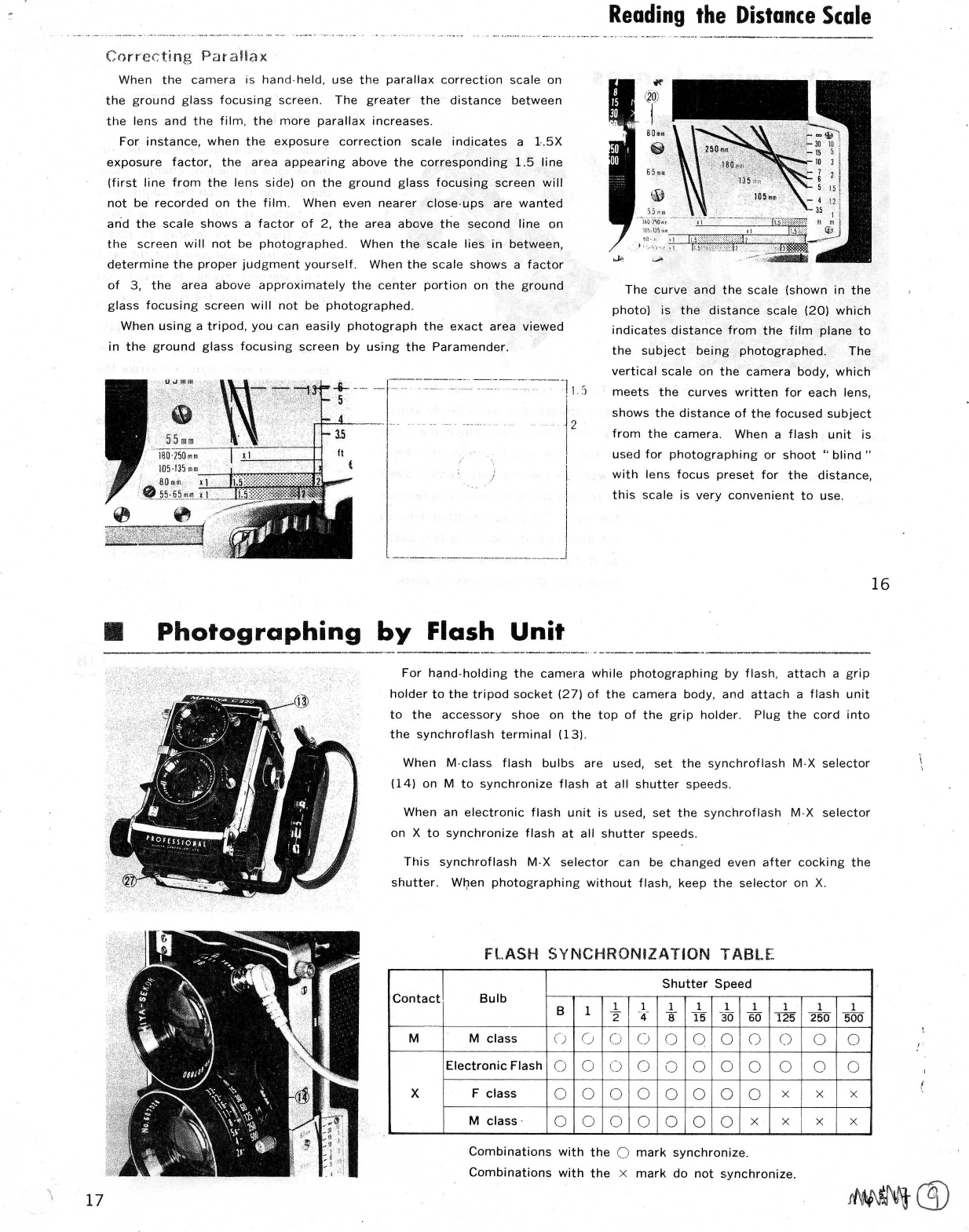 Mamiya C220 Professional Instruction Manual