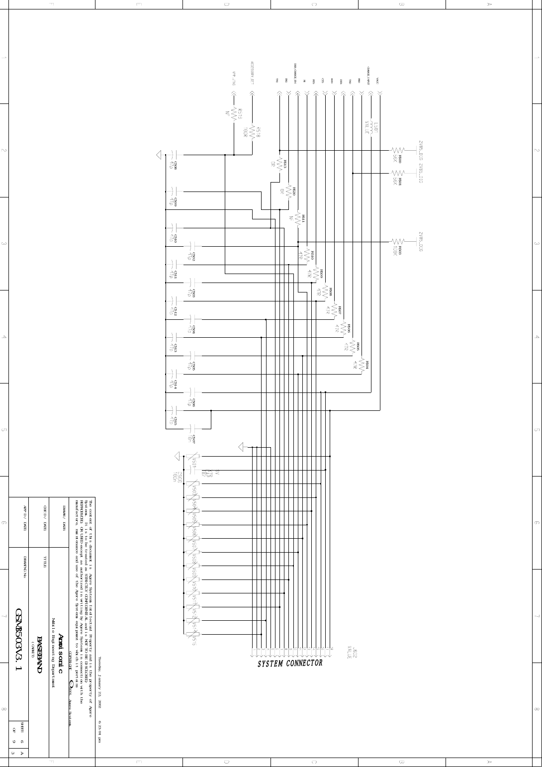 Amoisonic CA6 Schematic