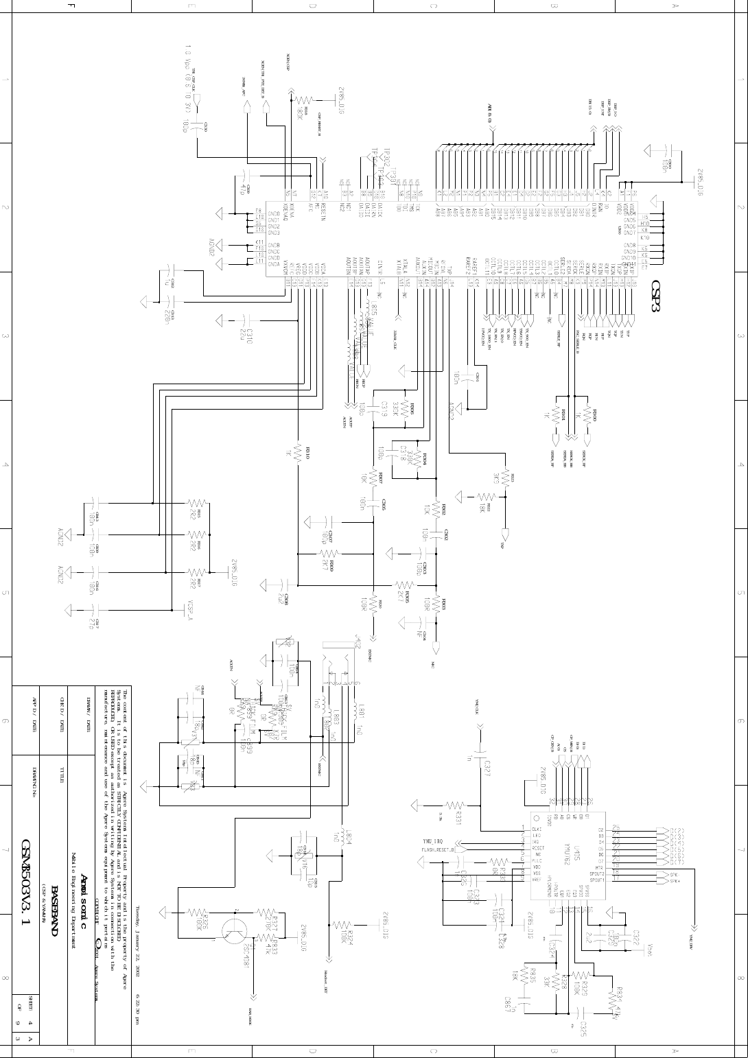 Amoisonic CA6 Schematic
