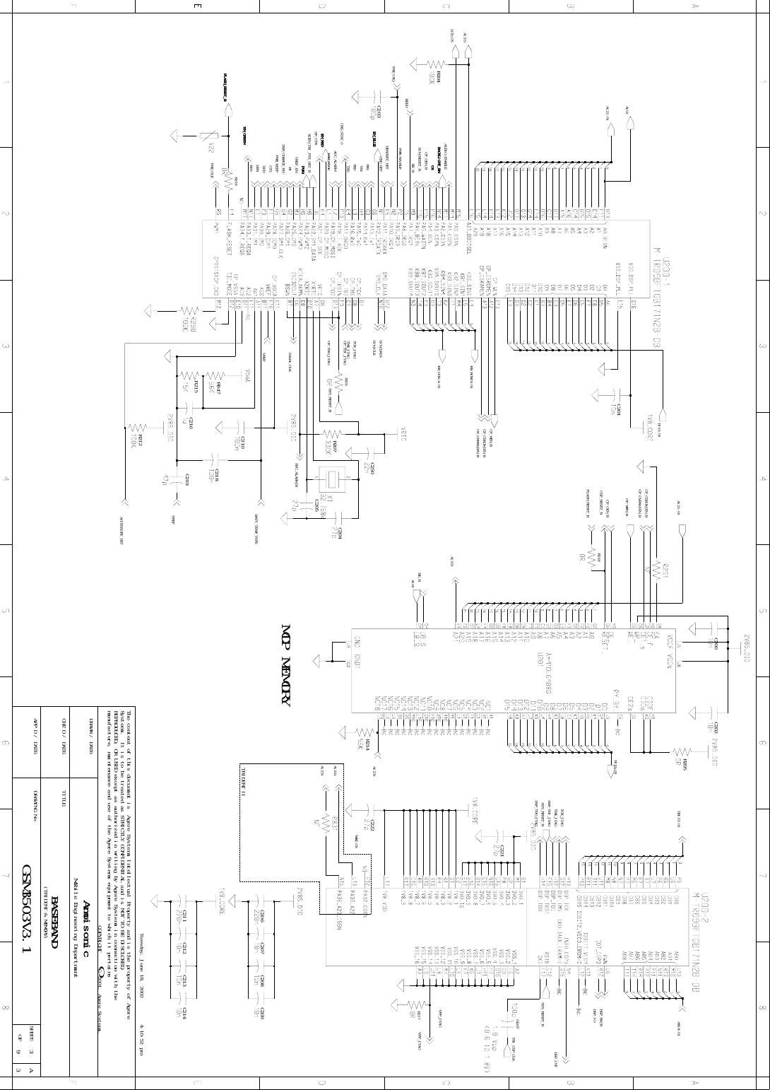 Amoisonic CA6 Schematic